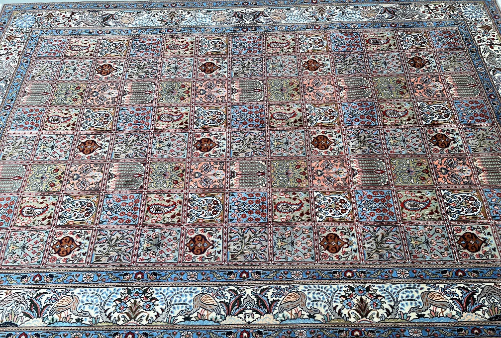 Garden Design Persian Birjand Rug Signed 3x2m | shoparug
