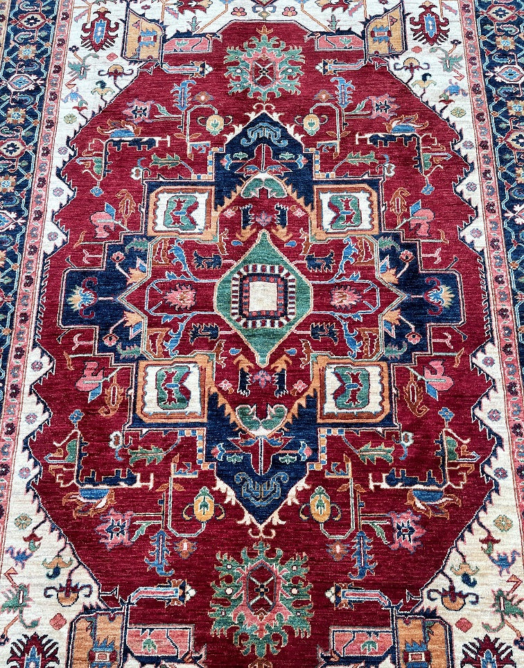 Afghan Heriz Serapi Rug 3x2m | shoparug