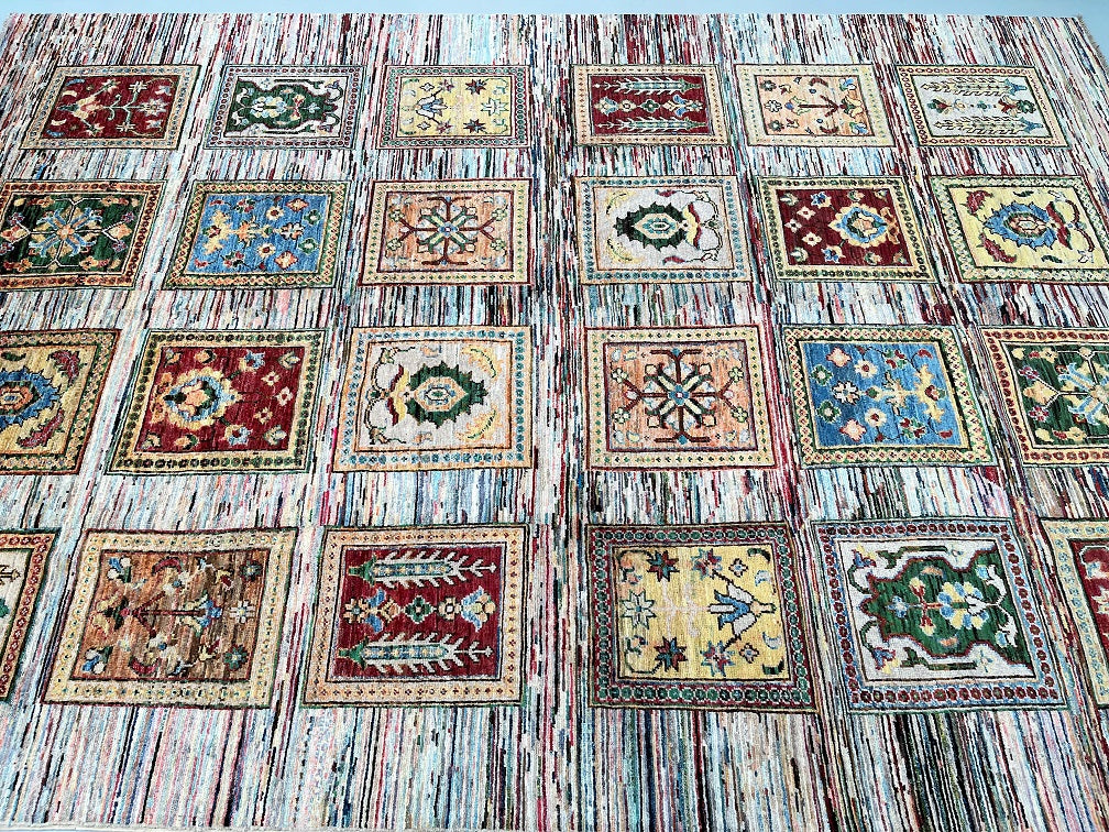 Garden Design Afghan Chobi Rug 3x2m | shoparug