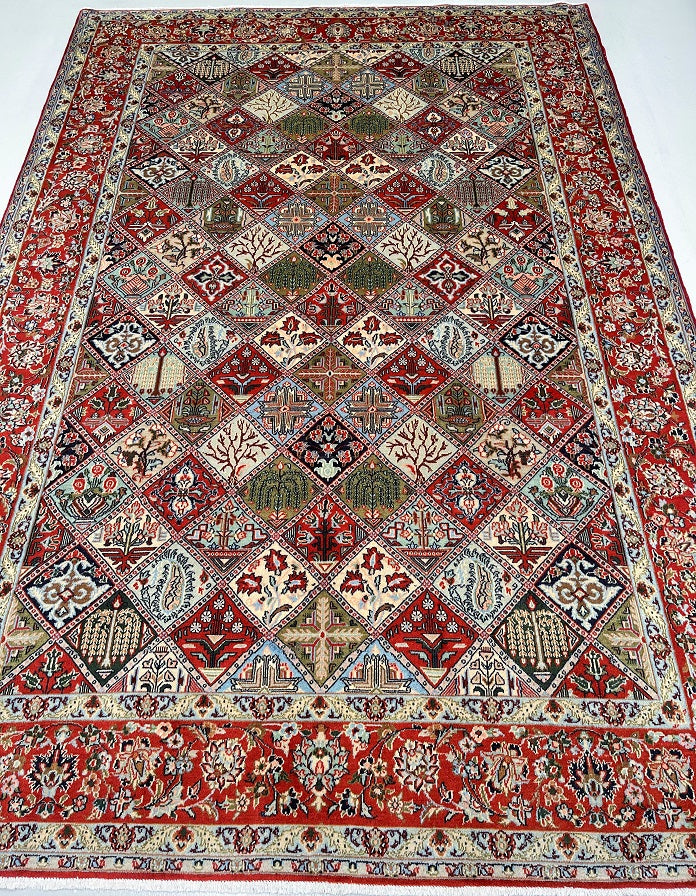 Vintage Persian Isfahan Rug 3x2m | shoparug