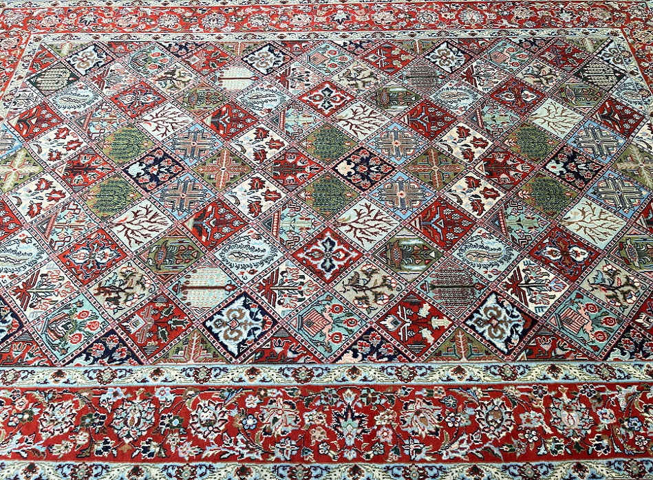 Vintage Persian Isfahan Rug 3x2m | shoparug