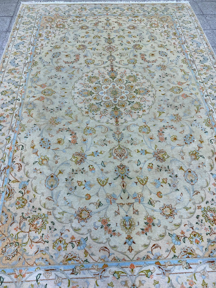 Pastel Tone Persian Kashan Rug 3x2m | shoparug