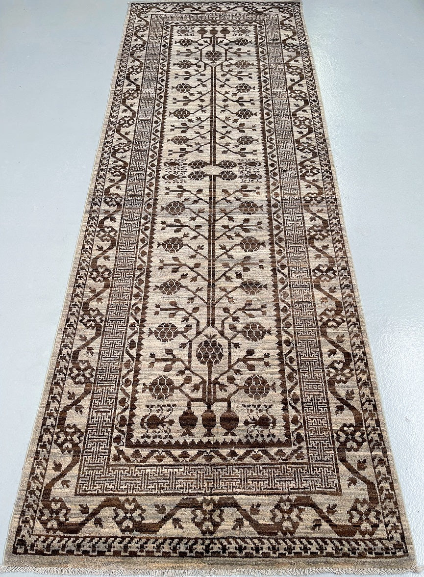 3m Tribal Afghan Turkoman Hall Runner | shoparug